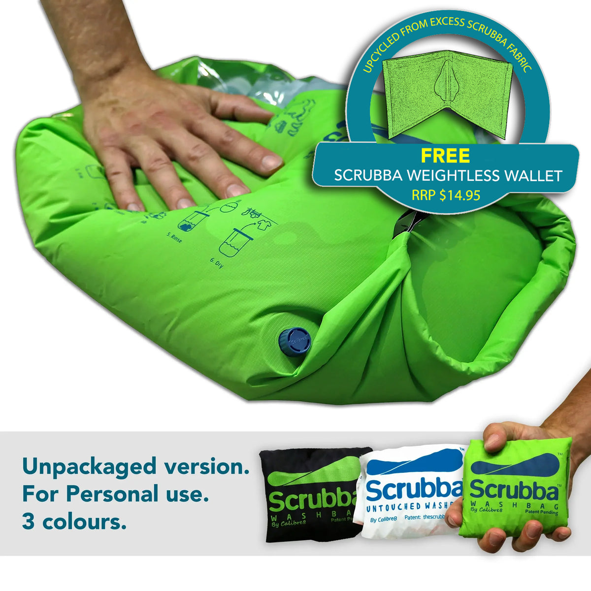 Scrubba bag: Ships Free and includes a wallet - Scrubba wash bag, a ...
